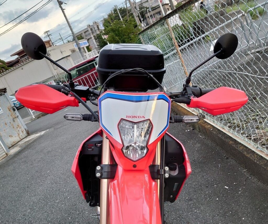 CRF250L（MD47） ミラーは丸に限ります。 - D-EVO