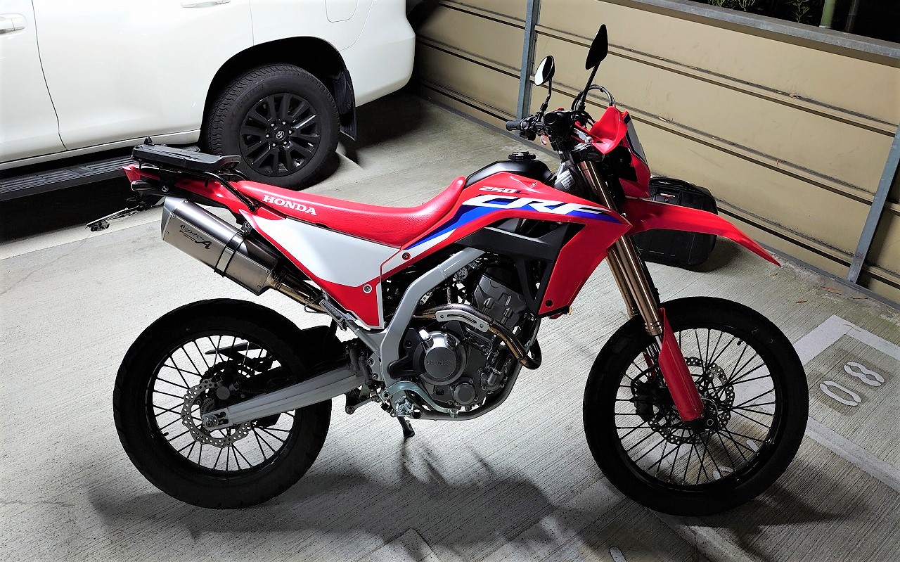 CRF250L（MD47） リアフェンダーレスキットの取付け - D-EVO
